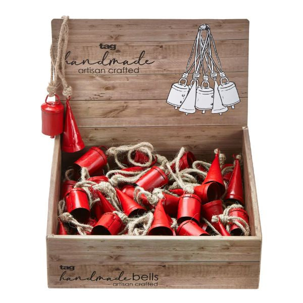 Mini Red Hanging Bell – Glendas Christmas Cottage