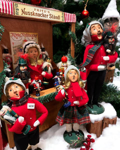 Nutcracker Family Carollers Glendas Christmas Cottage