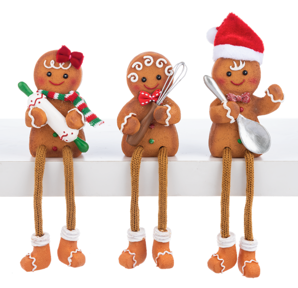 Baking Gingerbread Shelf Sitters – Glendas Christmas Cottage