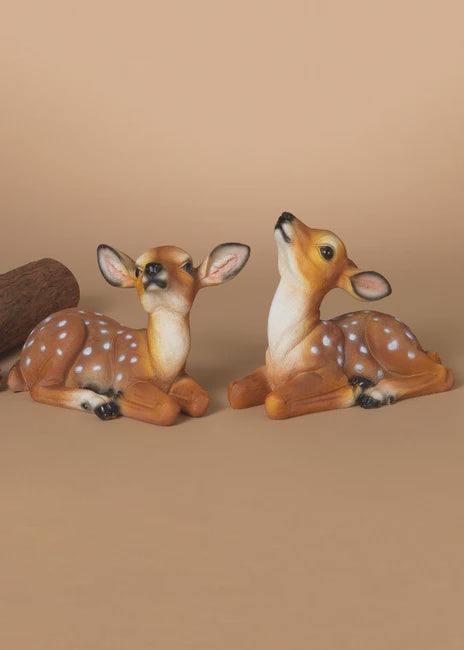 Spotted Fawn Figure – Glendas Christmas Cottage