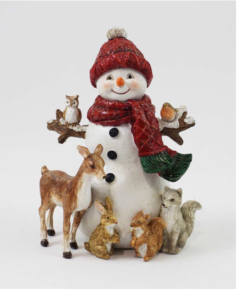 Snowman & Woodland Animals – Glendas Christmas Cottage