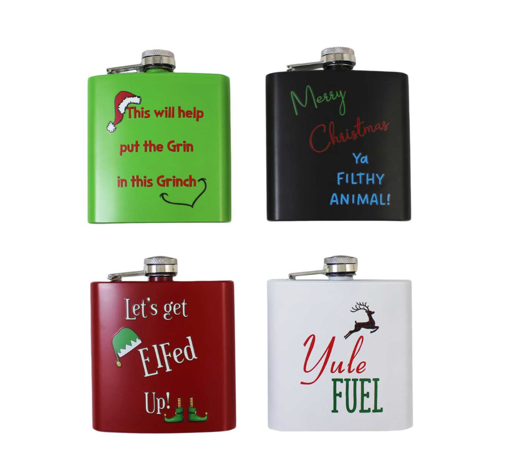 Hilarious Christmas Flask – Glendas Christmas Cottage