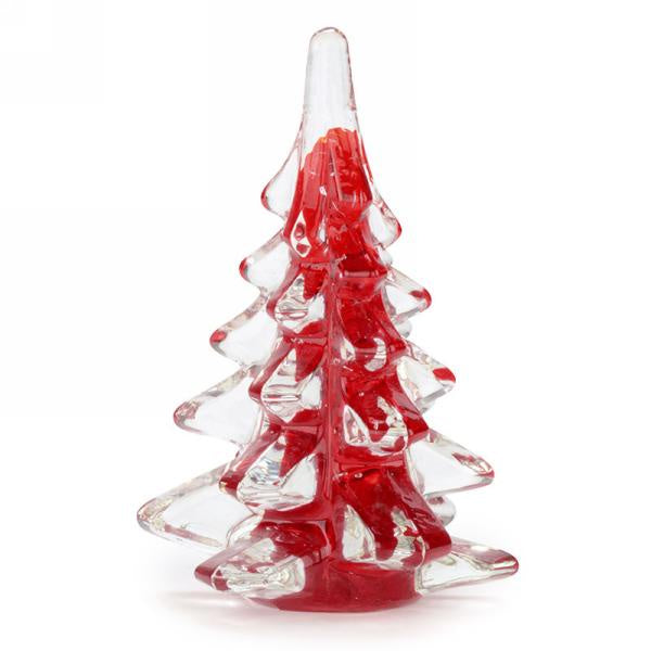 Red Glass Tree – Glendas Christmas Cottage